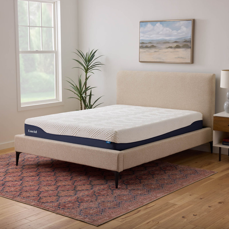 Lucid memory foam hybrid mattress queen store